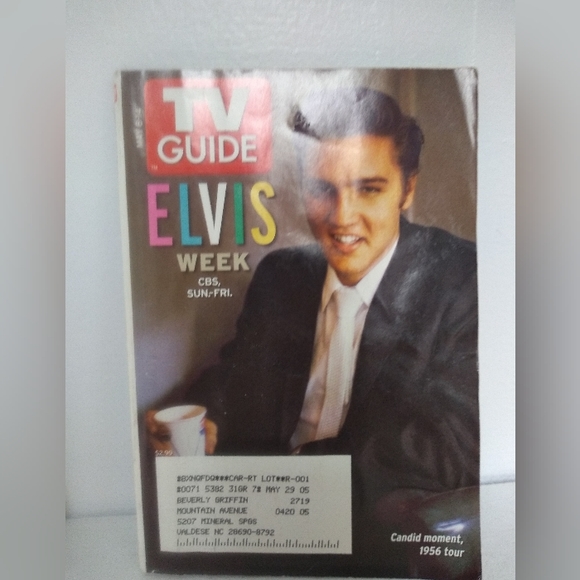 Other | Vintage Elvis Presley Tv Guide 205 May | Poshmark